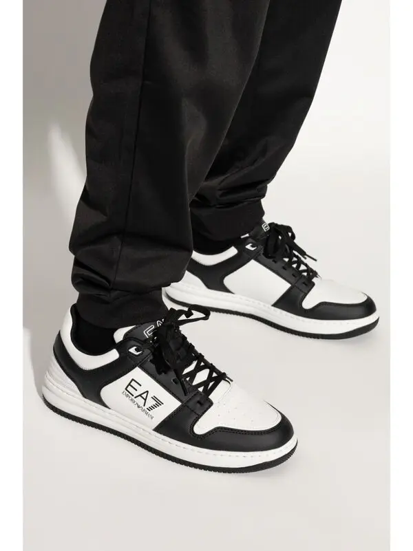 EA7 Logo-print Trainers