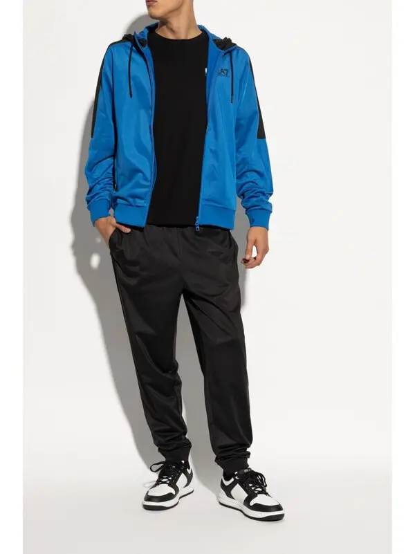 EA7 Logo-print Trainers