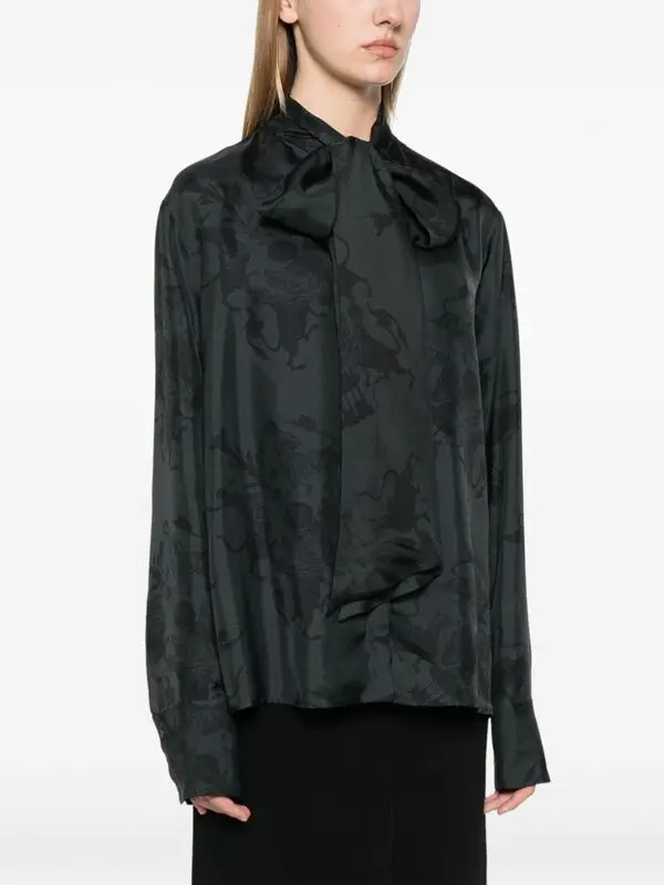 Fabiana Filippi X Benni Bosetto Printed Silk Shirt