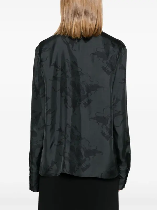 Fabiana Filippi X Benni Bosetto Printed Silk Shirt