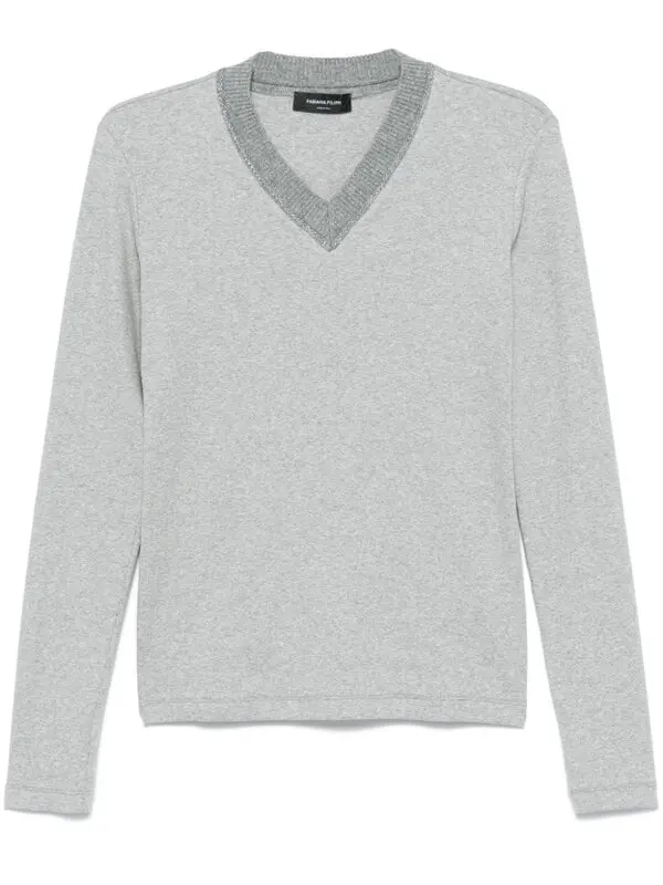 Fabiana Filippi Jersey T-shirt - Grey