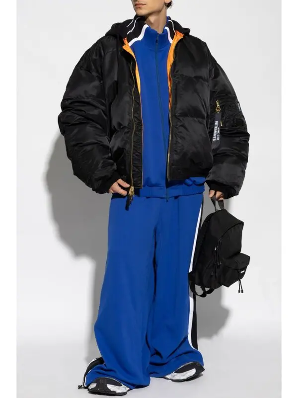 Vetements Quilted Hooded Bomber Jacket