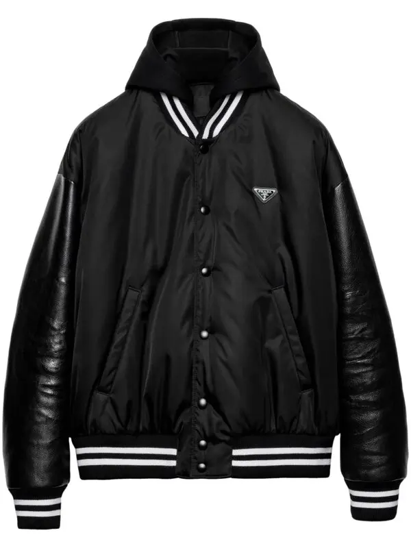 PRADA MA-1ジャケット ブラック　ボンバージャケット サステナブルに】PRADA Re-Nylon ボンバージャケット ブラック (PRADA