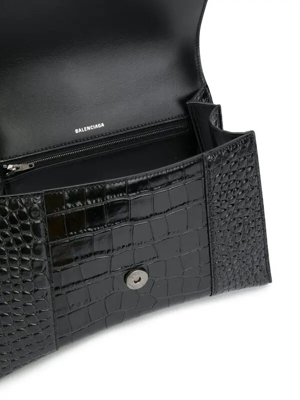 Balenciaga Croc Embossed Effect Tote