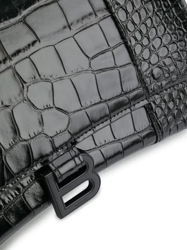 Balenciaga Croc Embossed Effect Tote