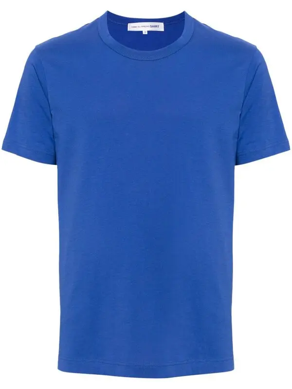 Comme Des Garçons Logo Print T-shirt - Blue