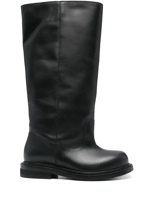 Moschino Leather Mid-calf Boots