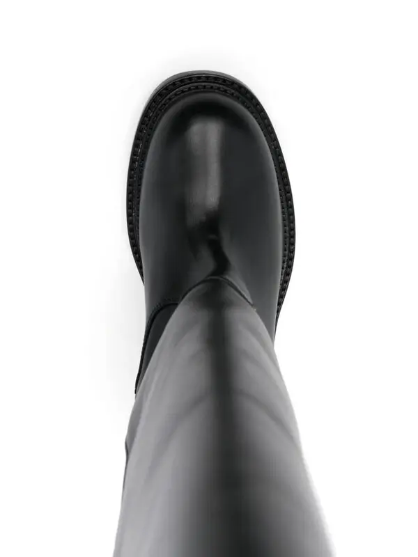 Moschino Leather Mid-calf Boots
