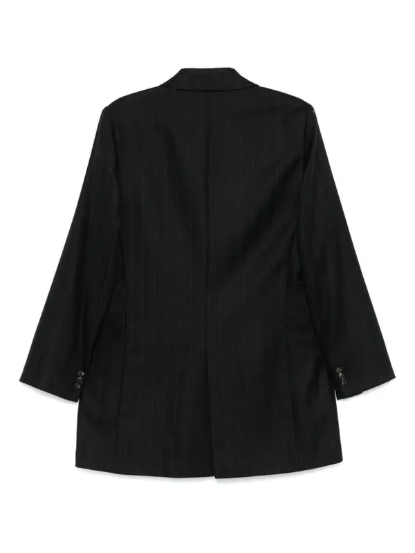 Our Legacy Queens Pinstripe Blazer - Black
