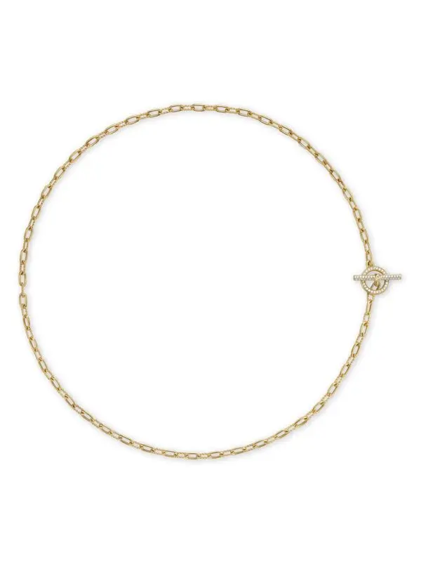 David Yurman 18kt Yellow Diamond Chain Necklace