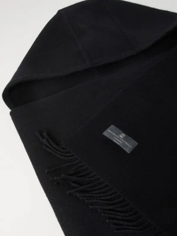 Brunello Cucinelli Hooded Scarf - Black