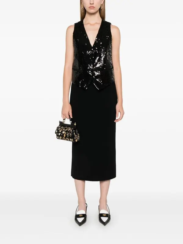 P.a.r.o.s.h Knitted Midi Skirt