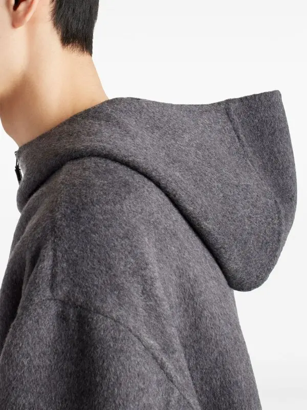 Prada Wool Hoodie Jacket