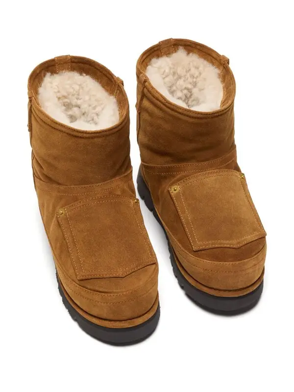 Acne Studios Shearling-lined Leather Boots