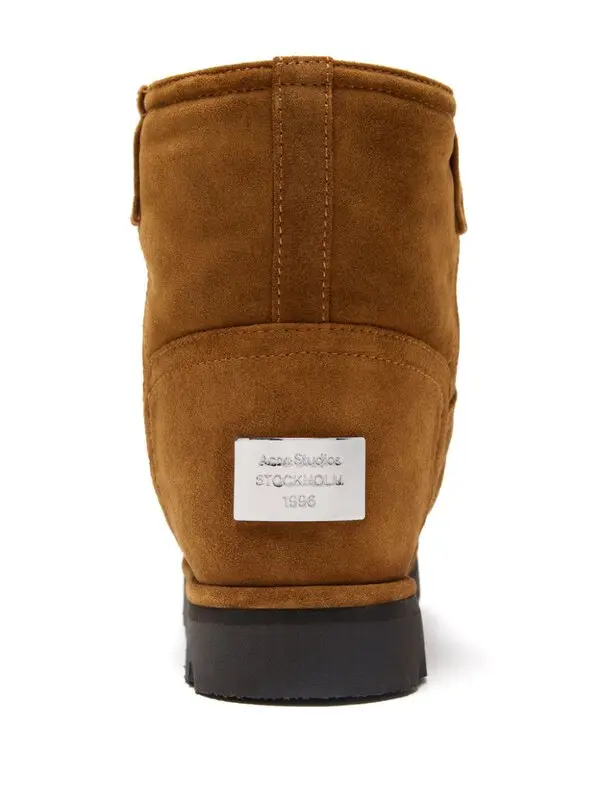 Acne Studios Shearling-lined Leather Boots