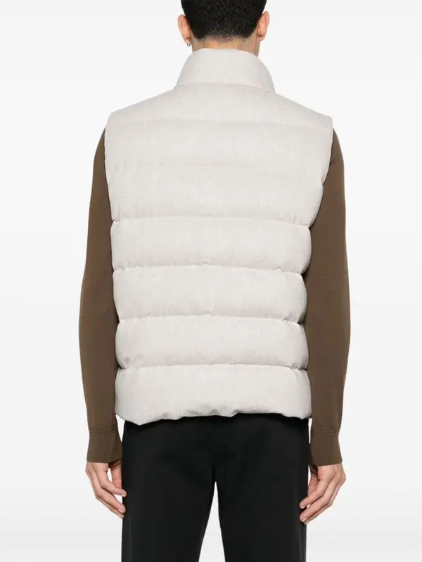 FAY Quilted Virgin Wool Gilet