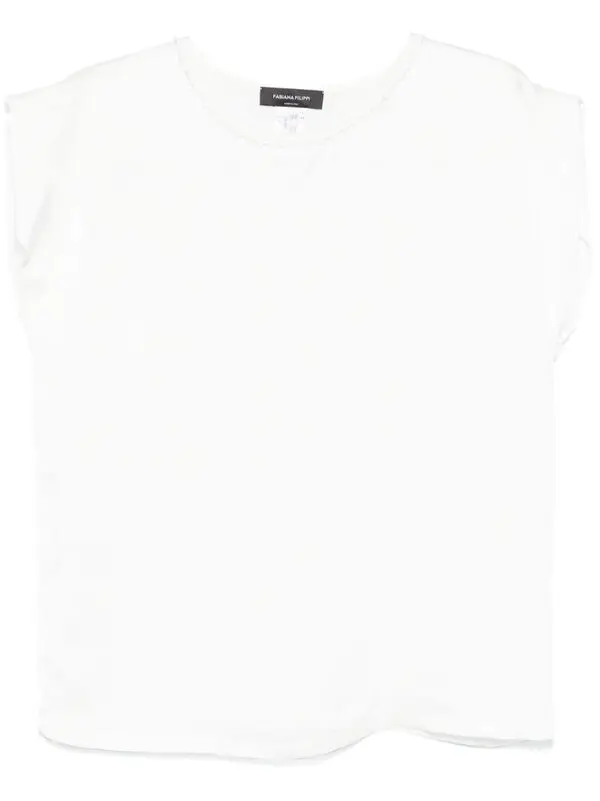 Fabiana Filippi Beaded Top - White