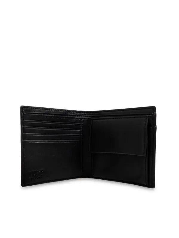 DIESEL Embossed-logo Leather Bi-fold Wallet