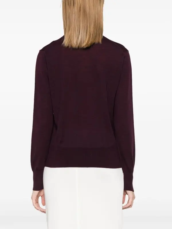 FORTE_FORTE Virgin Wool Sweater - Purple