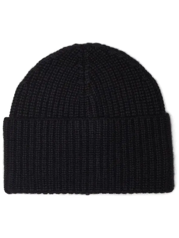 Brunello Cucinelli Cashmere Beanie - Black