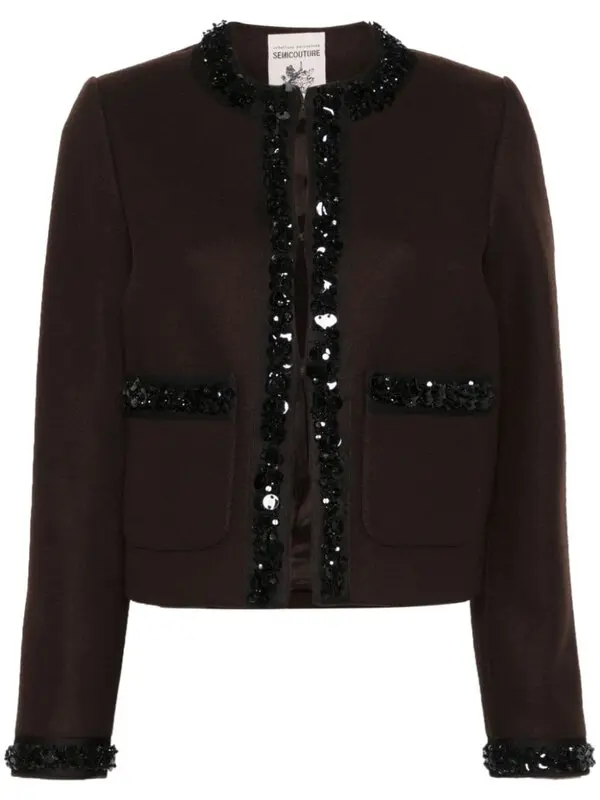 SEMICOUTURE Iryna Embellished Jacket