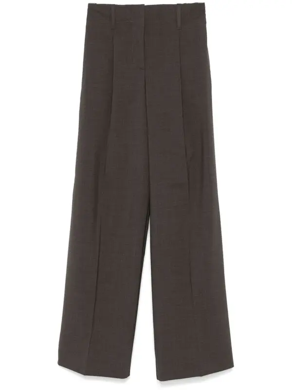 P.a.r.o.s.h Pressed-crease Trousers - Brown