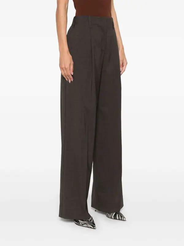 P.a.r.o.s.h Pressed-crease Trousers - Brown