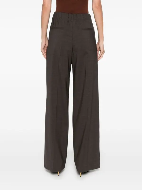 P.a.r.o.s.h Pressed-crease Trousers - Brown
