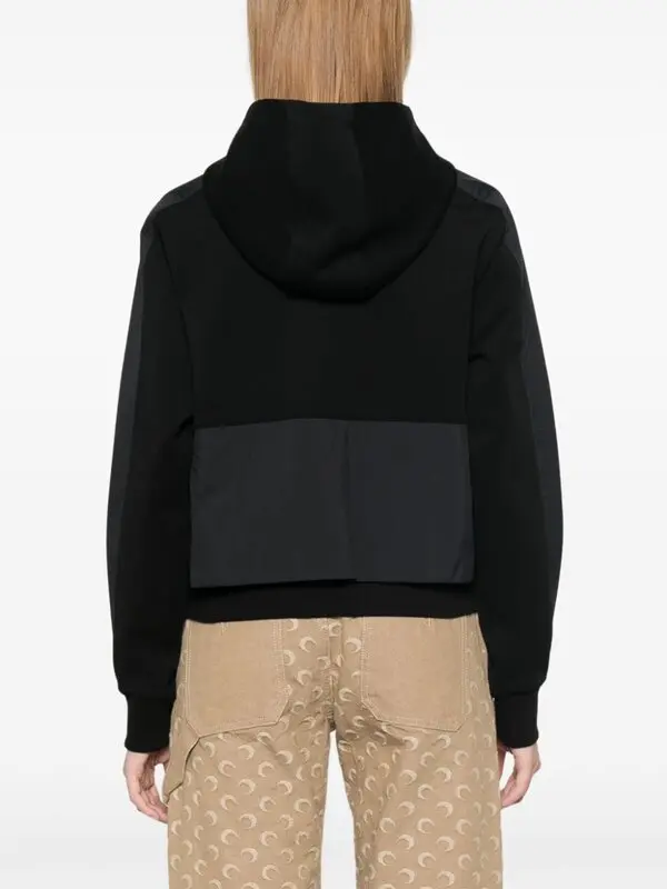 Moose Knuckles Mixmedia Hoodie - Black