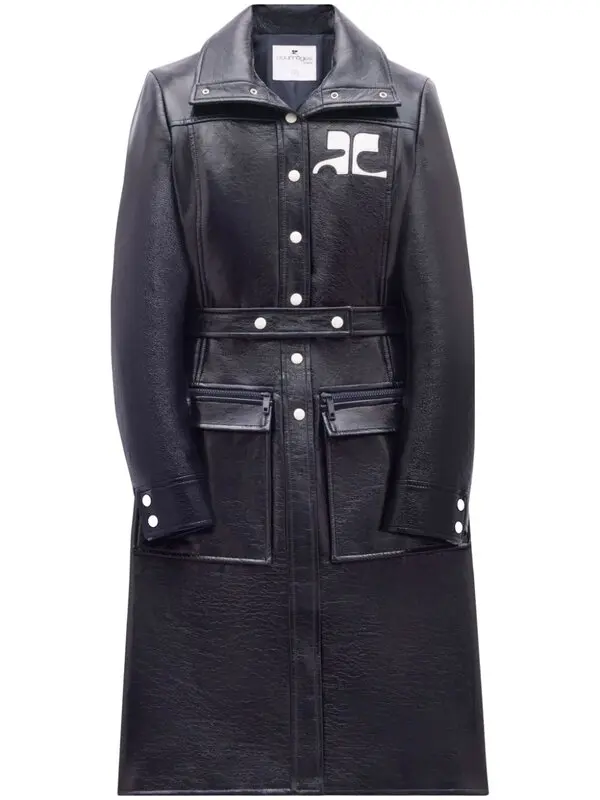 COURREGES Reedition Mid-length Coat - Blue