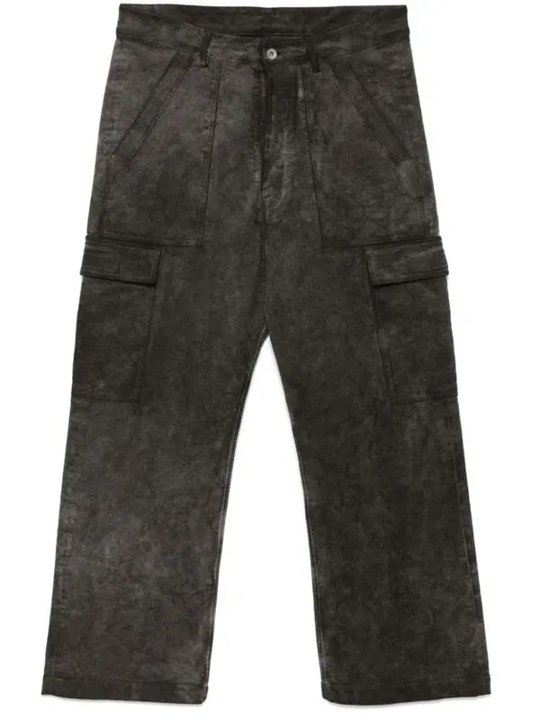 Rick Owens Distressed Cargo Trousers