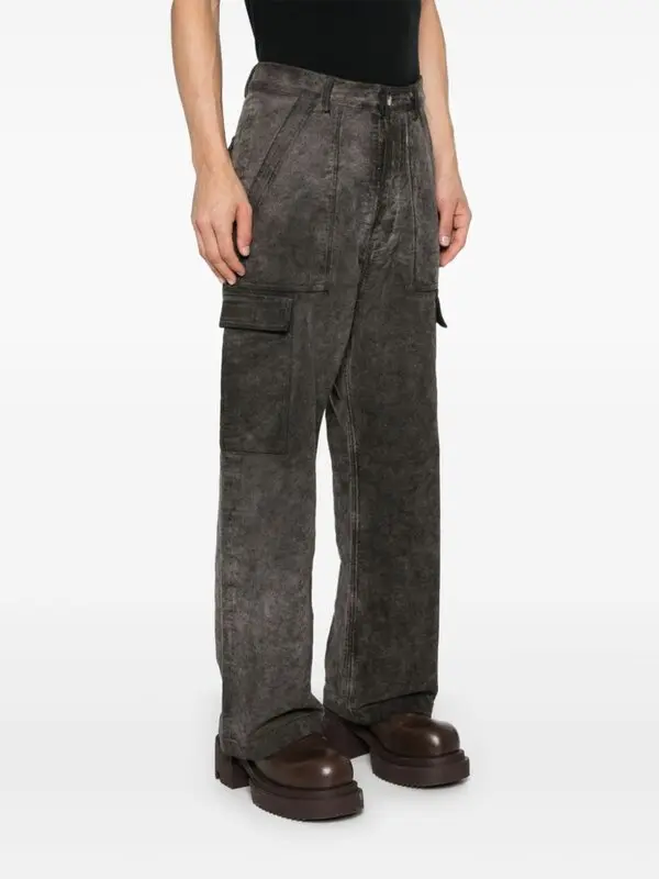 Rick Owens Distressed Cargo Trousers