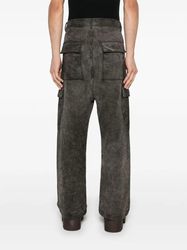 Rick Owens Distressed Cargo Trousers