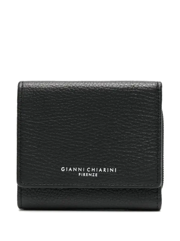 GIANNI CHIARINI Logo-stamp Wallet - Black