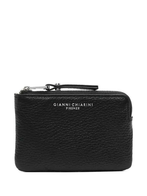 GIANNI CHIARINI Logo-stamp Wallet - Black