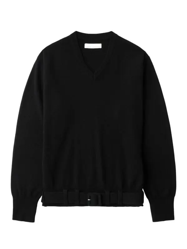 Random Identities Belted Sweater