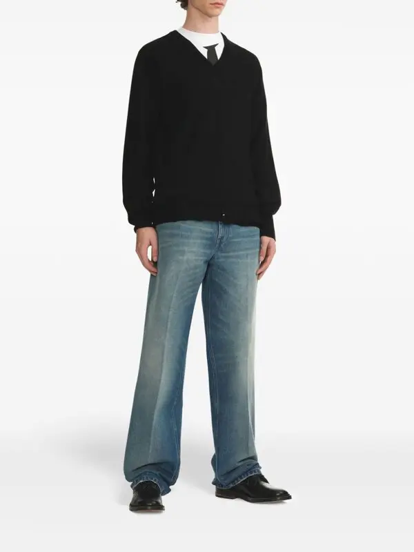 Random Identities Belted Sweater