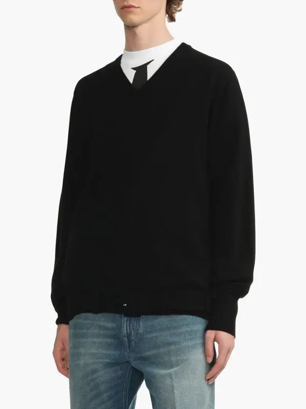 Random Identities Belted Sweater