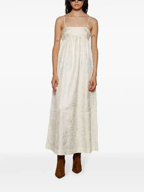 Loulou De Saison Cavola Maxi Dress - Neutrals