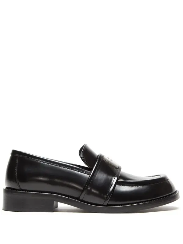 Acne Studios 30mm Brushed Leather Loafers