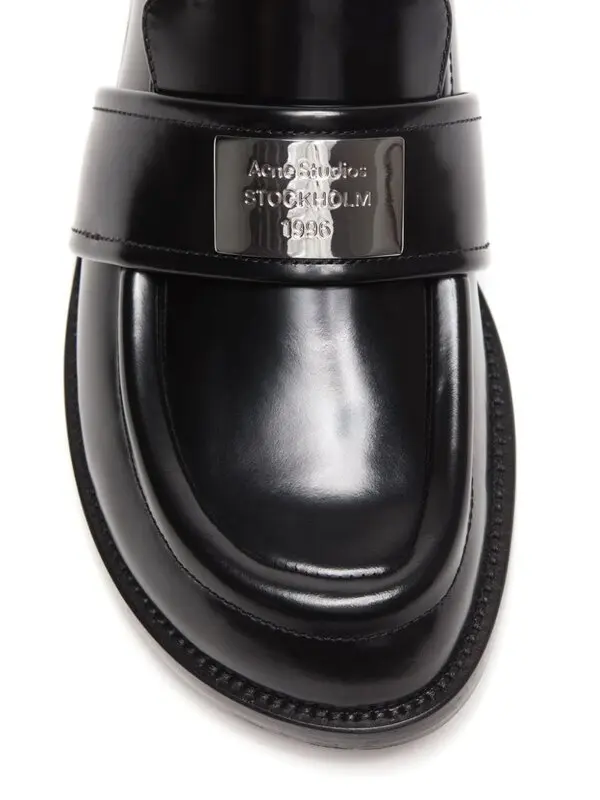 Acne Studios 30mm Brushed Leather Loafers