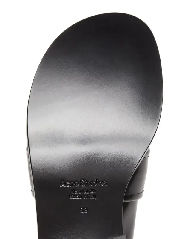 Acne Studios 30mm Brushed Leather Loafers