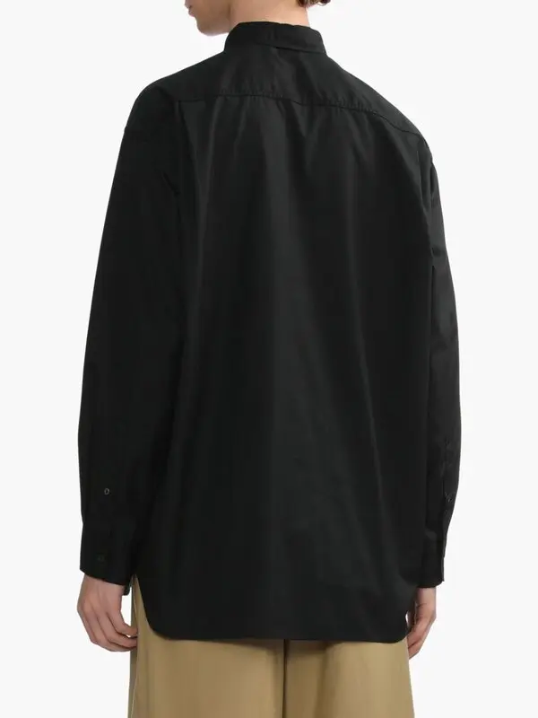 Comme Des Garçons Logo-detail Pocket Shirt - Black