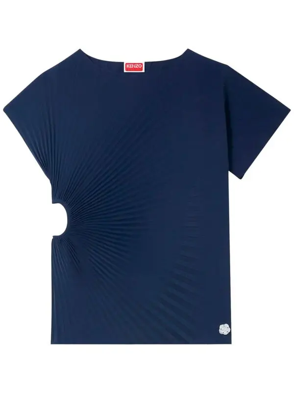 Kenzo Sunray-pleated T-shirt