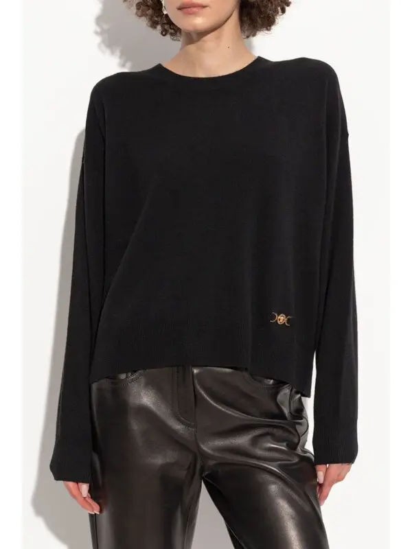Versace Logo Sweater - Black