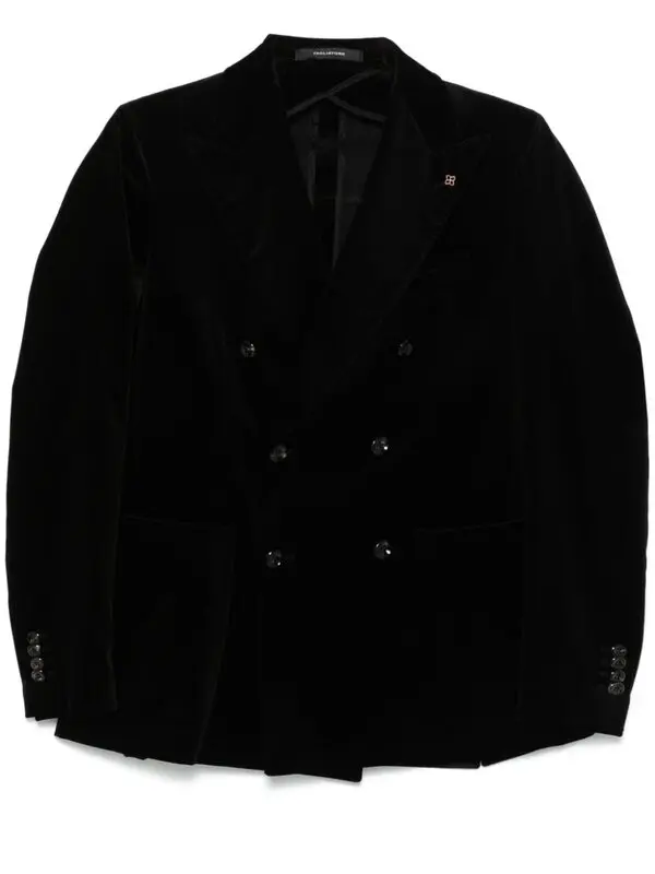 Tagliatore Velvet Double-breasted Blazer