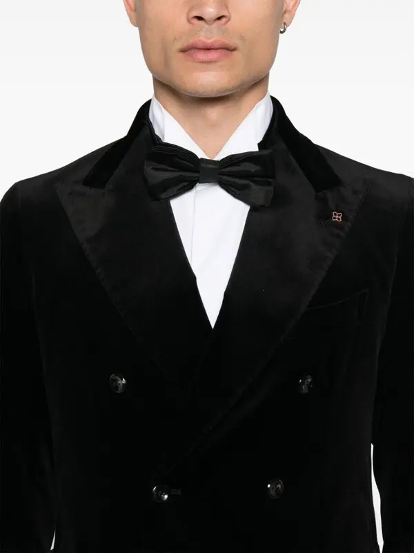 Tagliatore Velvet Double-breasted Blazer