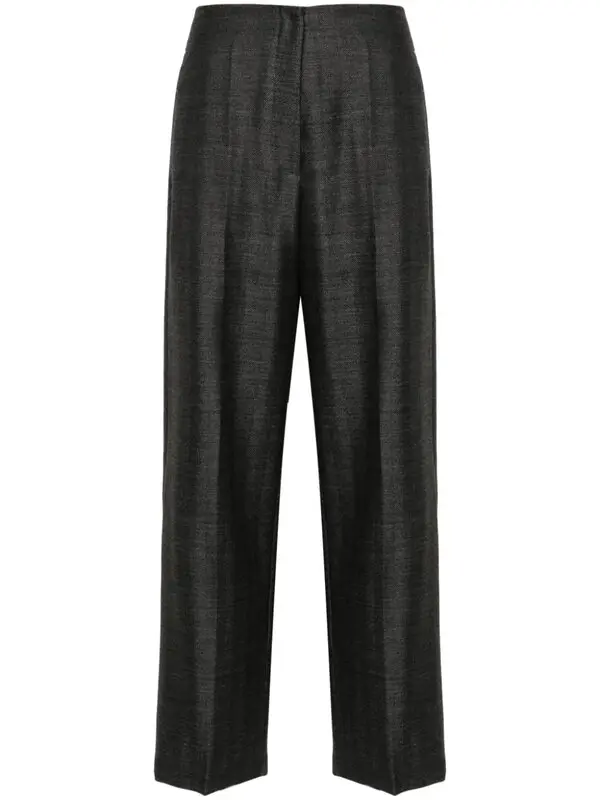 FORTE_FORTE Herringbone Wool Tailored Trousers