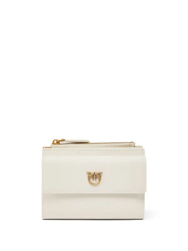 Pinko Love Compact Wallet - White