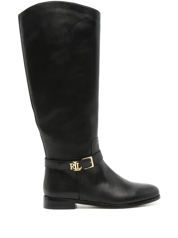 Ralph Lauren Logo-plaque Boots